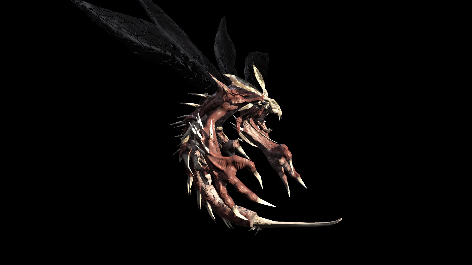 3D flying carnivorous beetle model - TurboSquid 1179754