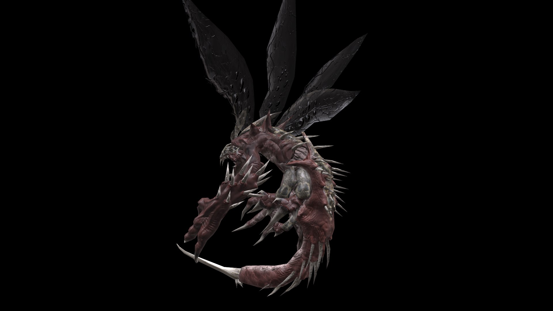 3D flying carnivorous beetle model - TurboSquid 1179754