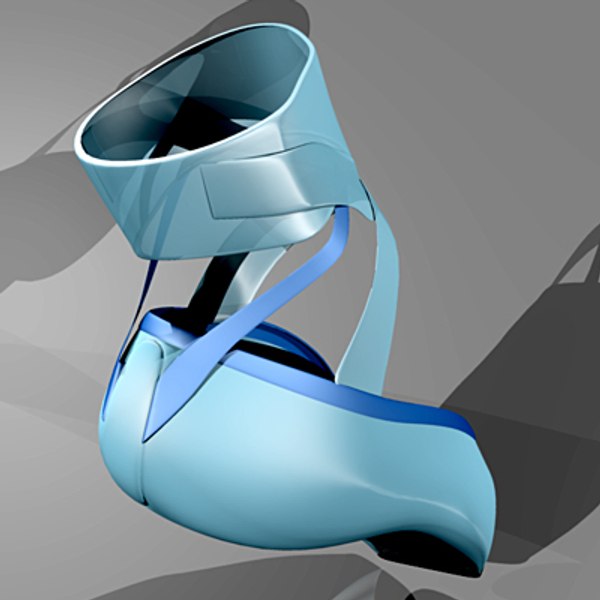 ballet shoes 3d model