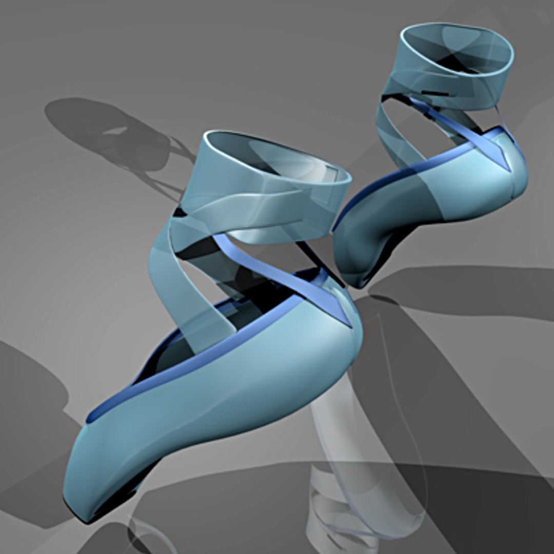 Ballet Shoes 3d Model