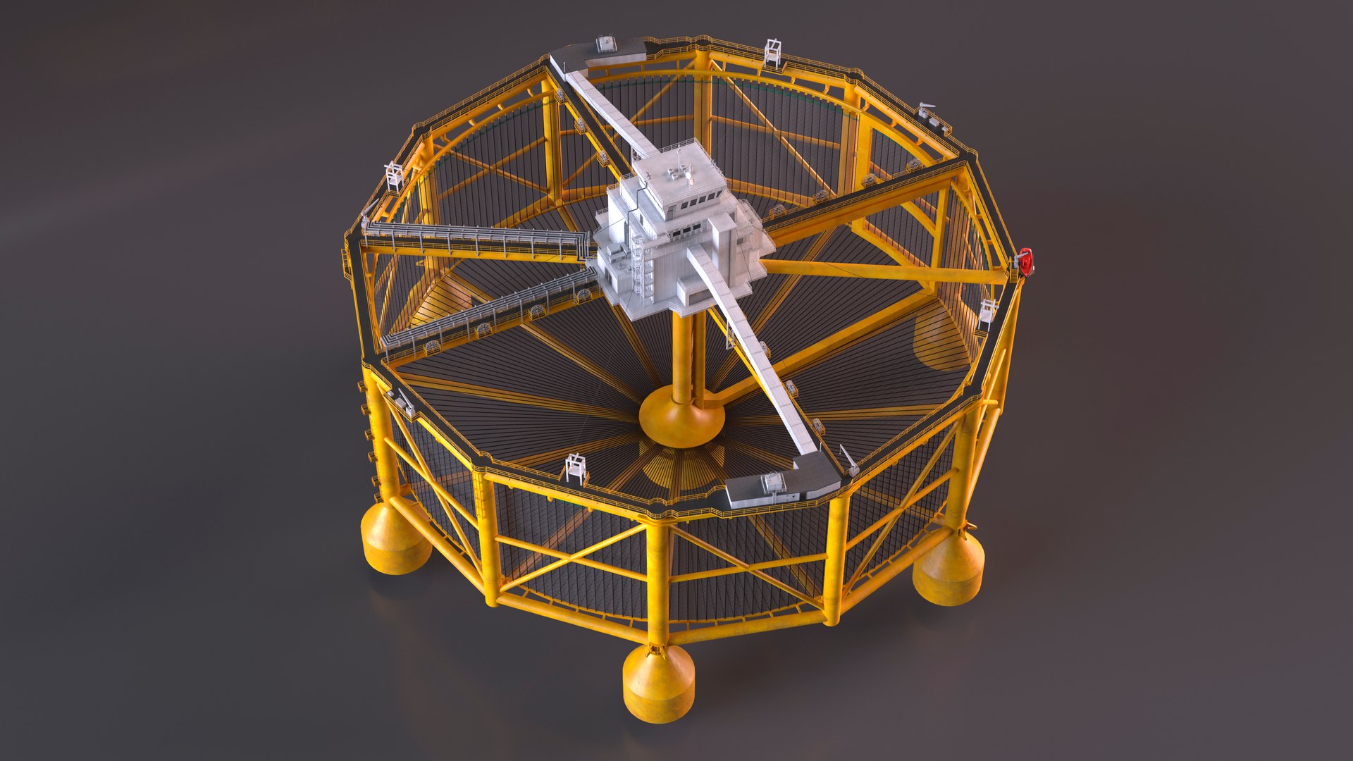 3D Ocean Farm 1 Offshore Fishfarm Model - TurboSquid 2160909