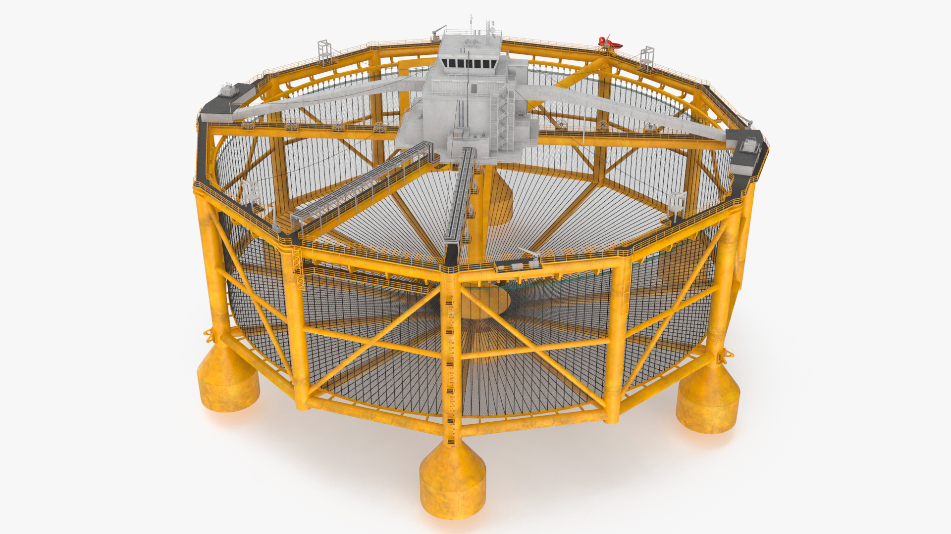 3D Ocean Farm 1 Offshore Fishfarm Model - TurboSquid 2160909