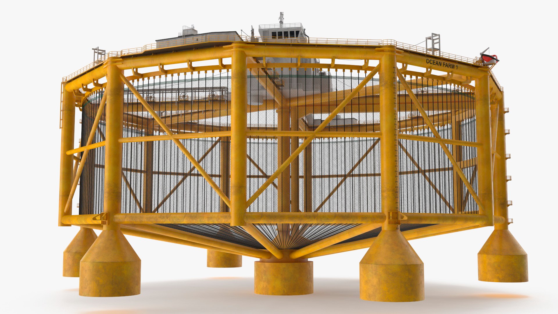 3D Ocean Farm 1 Offshore Fishfarm Model - TurboSquid 2160909