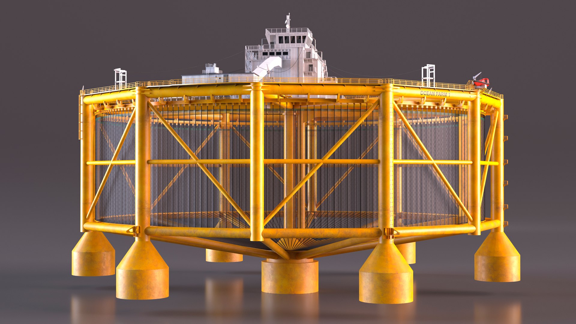 3D Ocean Farm 1 Offshore Fishfarm Model - TurboSquid 2160909