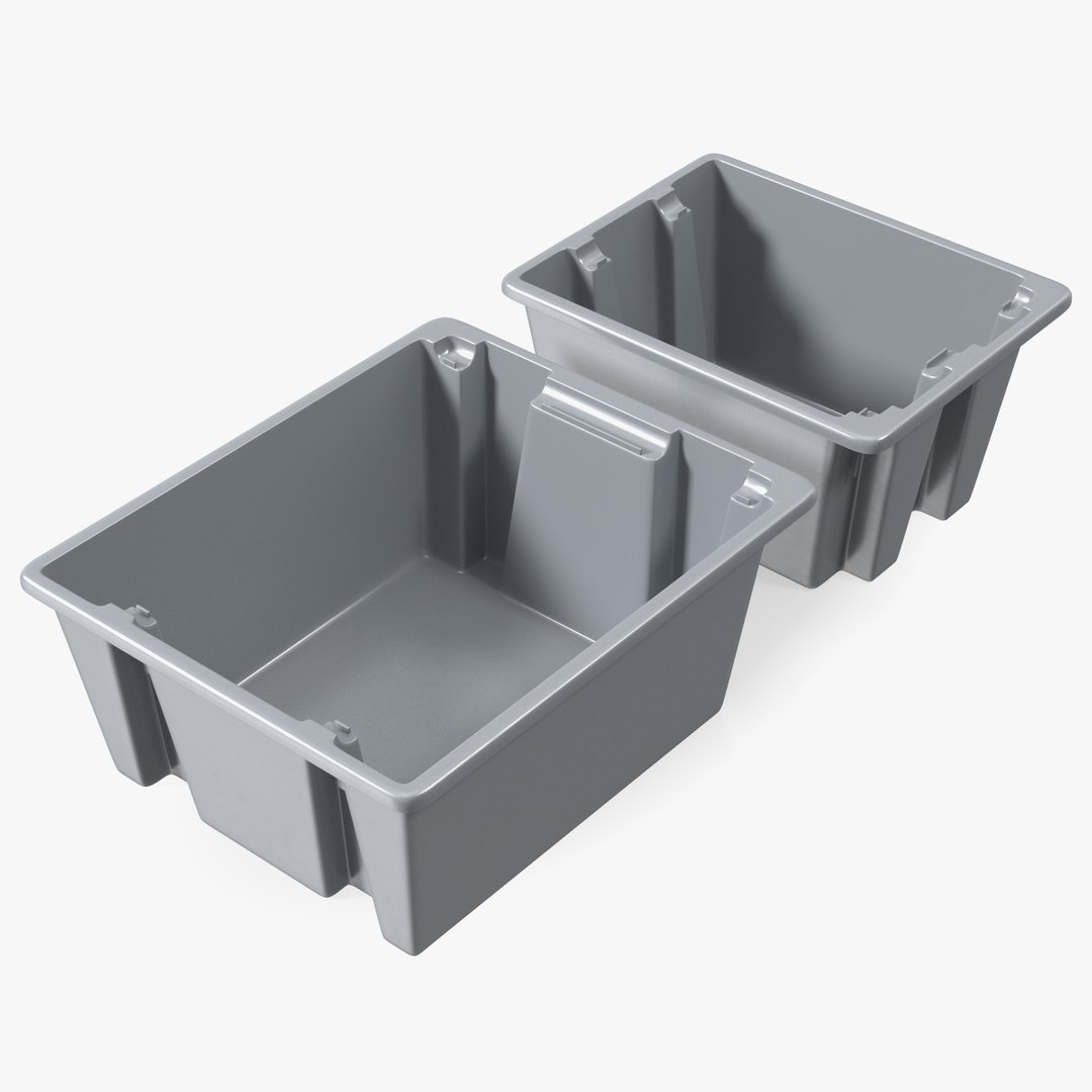 3D Stack and Nest Totes - TurboSquid 2073195