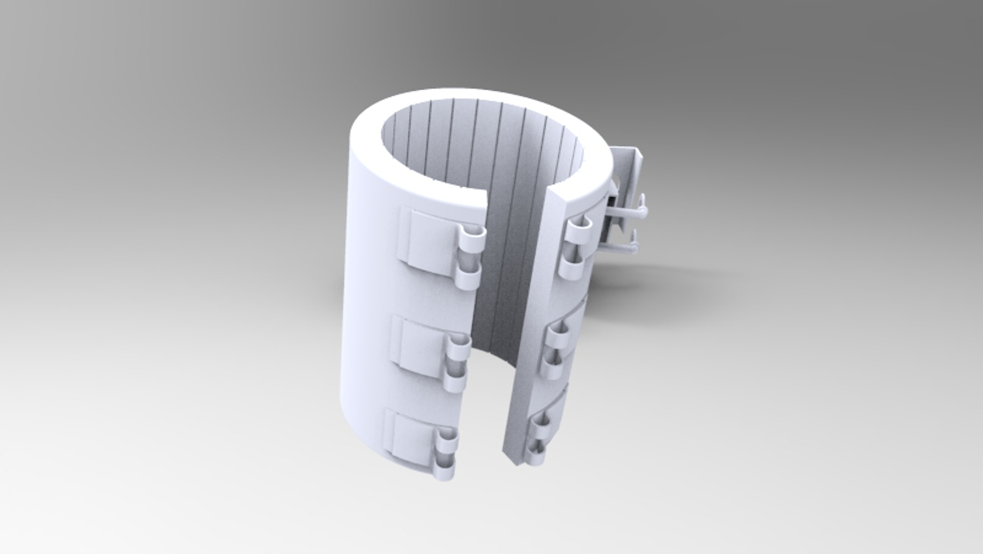 Modelled Heater 3d Obj