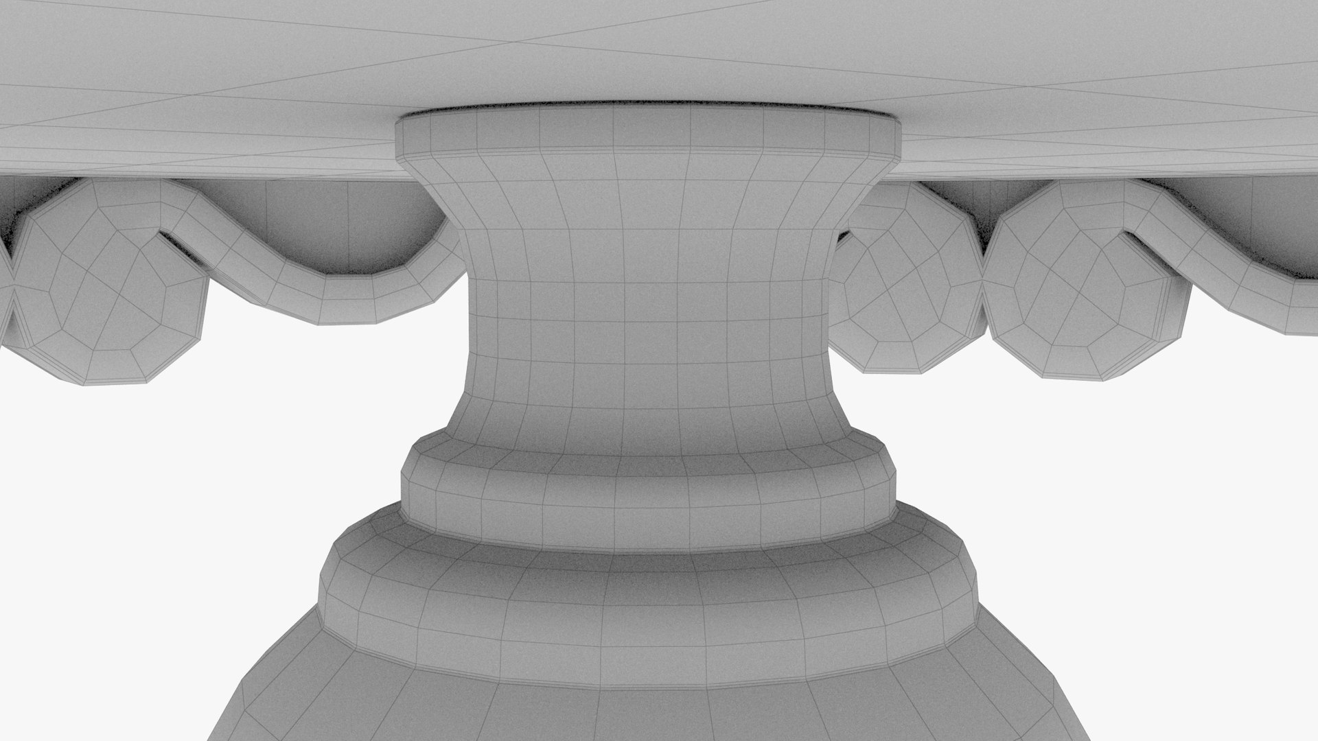 Classic wooden table model - TurboSquid 1682880