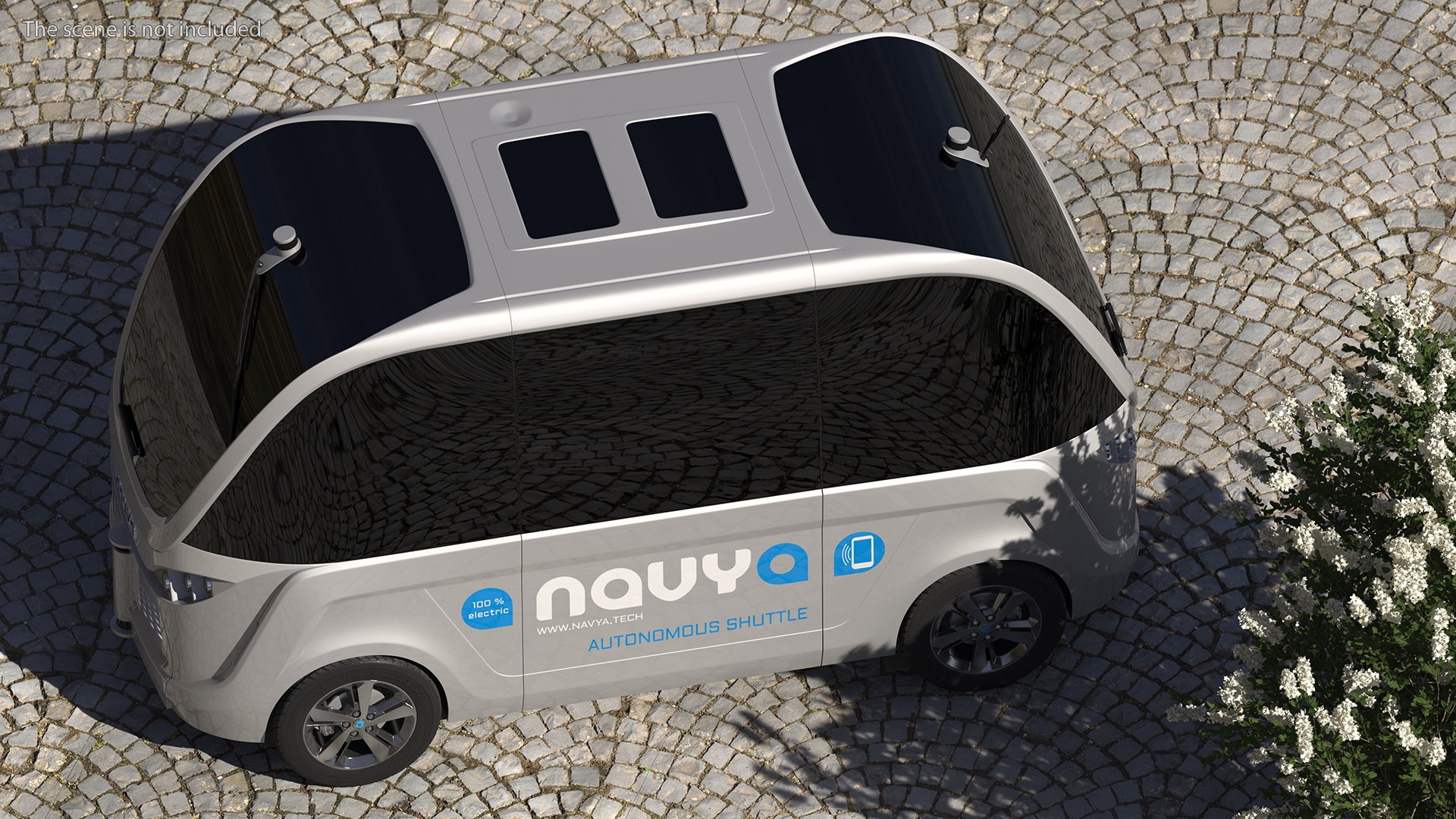 3D Autonomous Electric Vehicle Navya Arma Exterior Only model ...