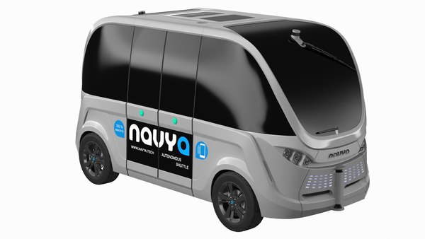3D Autonomous Electric Vehicle Navya Arma Exterior Only model ...