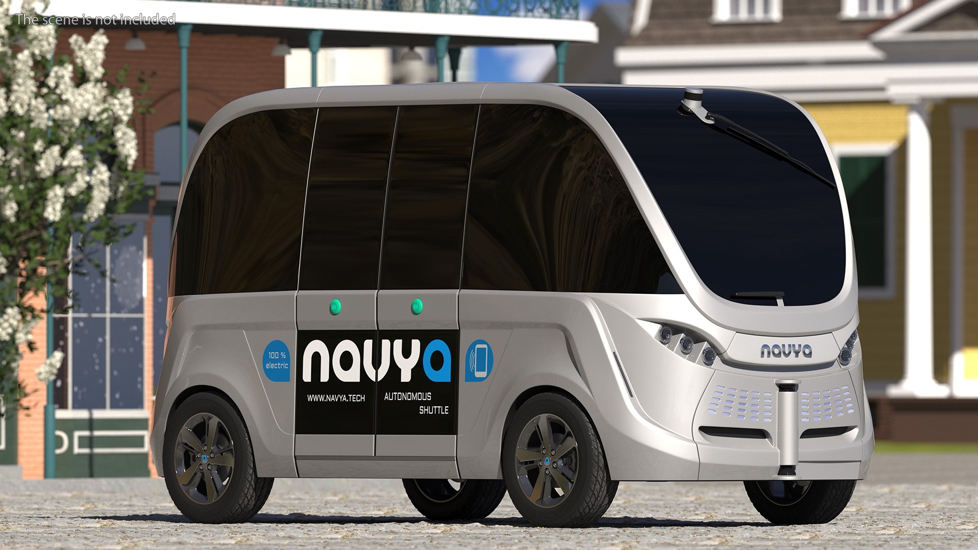 3D Autonomous Electric Vehicle Navya Arma Exterior Only model ...