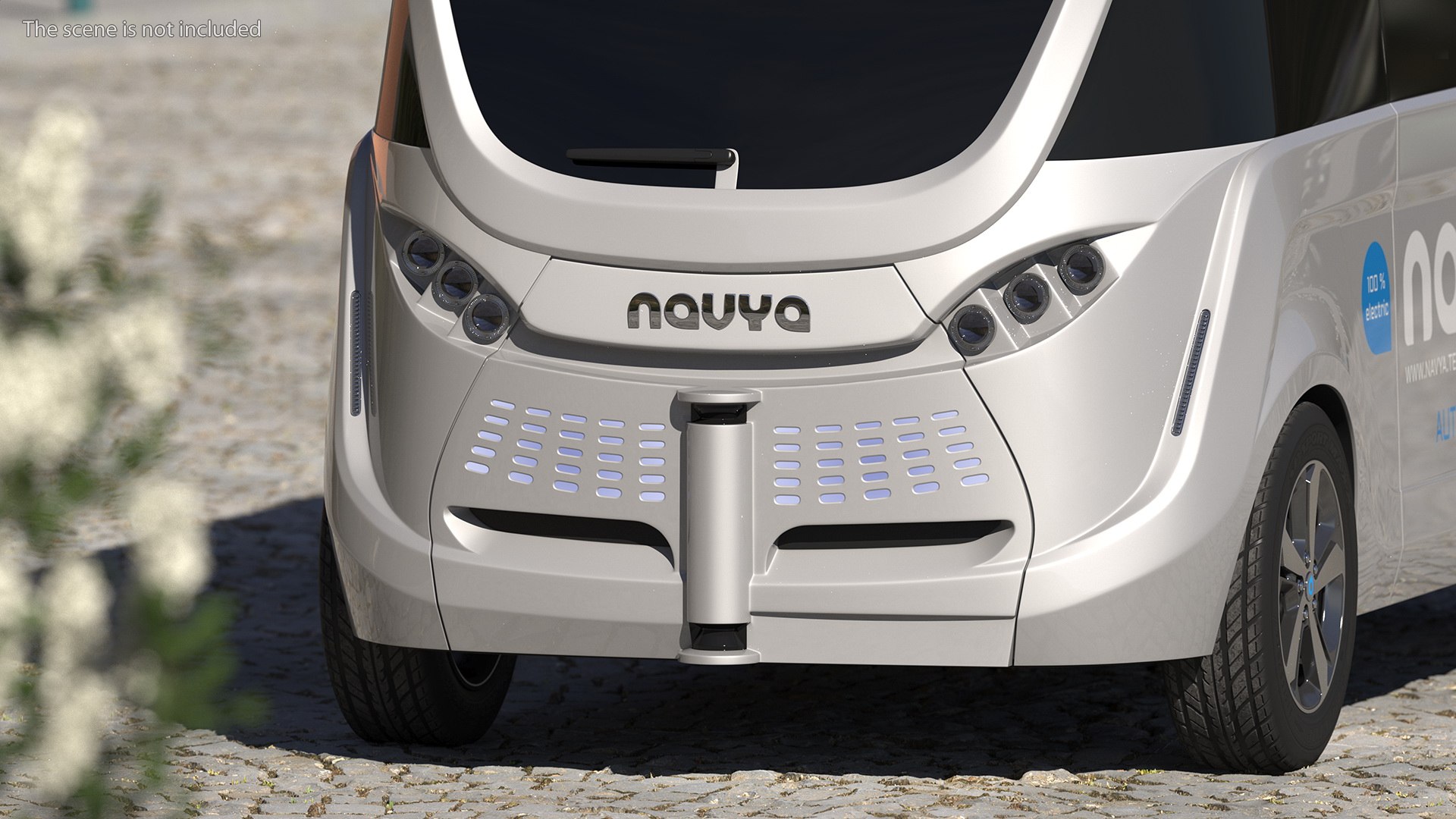 3D Autonomous Electric Vehicle Navya Arma Exterior Only model ...