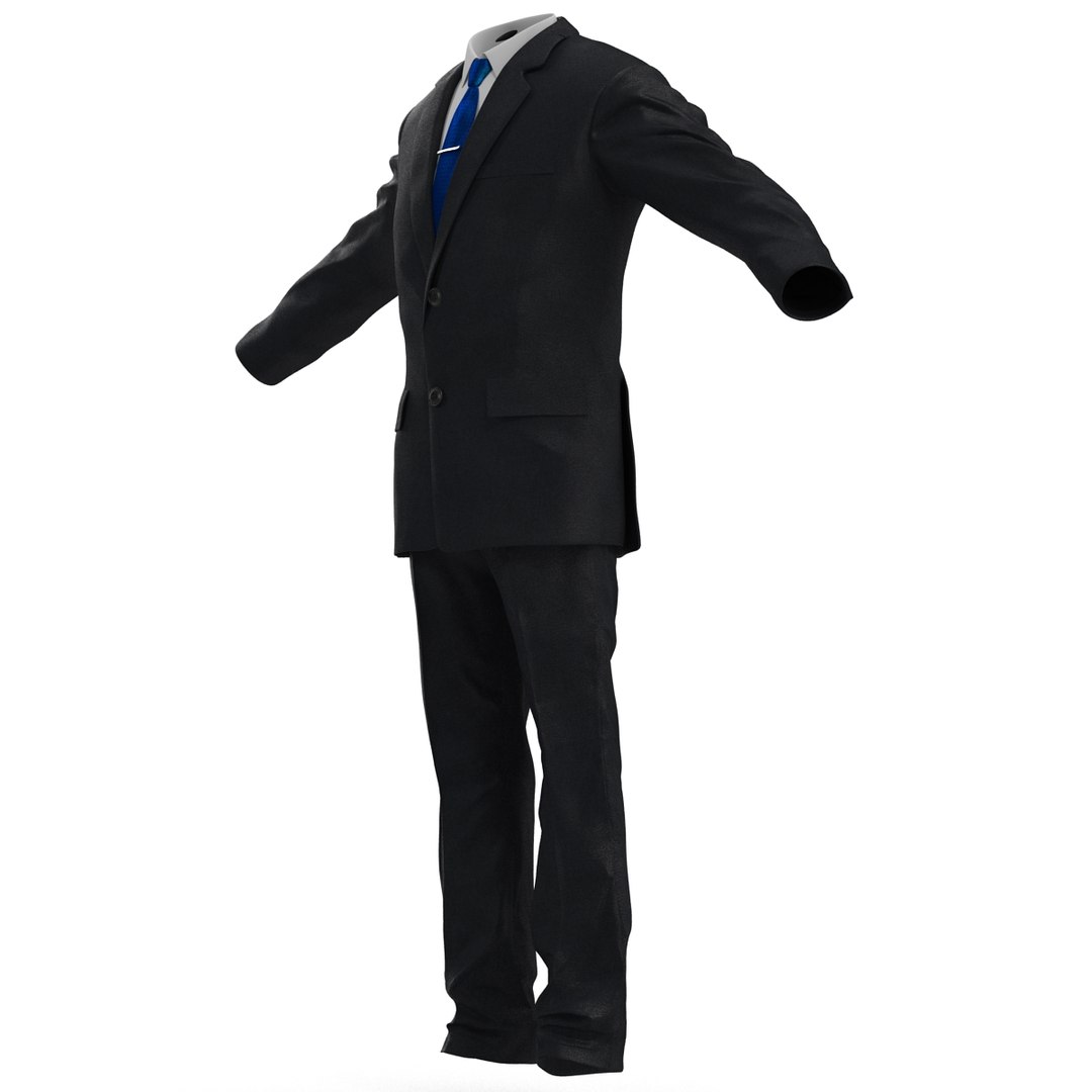 suits set business 3d model