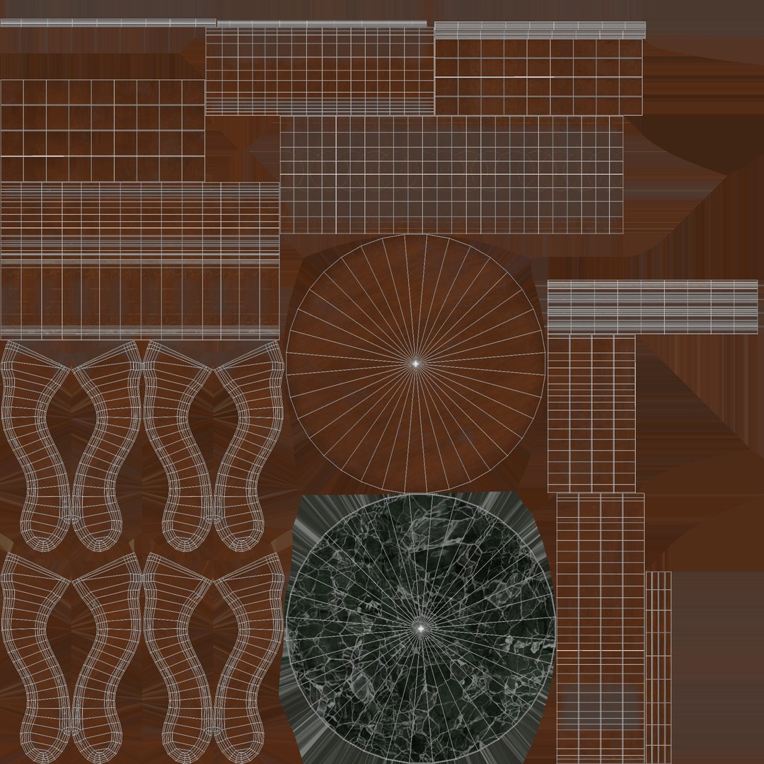 3D Center Table Round Model - TurboSquid 2326845
