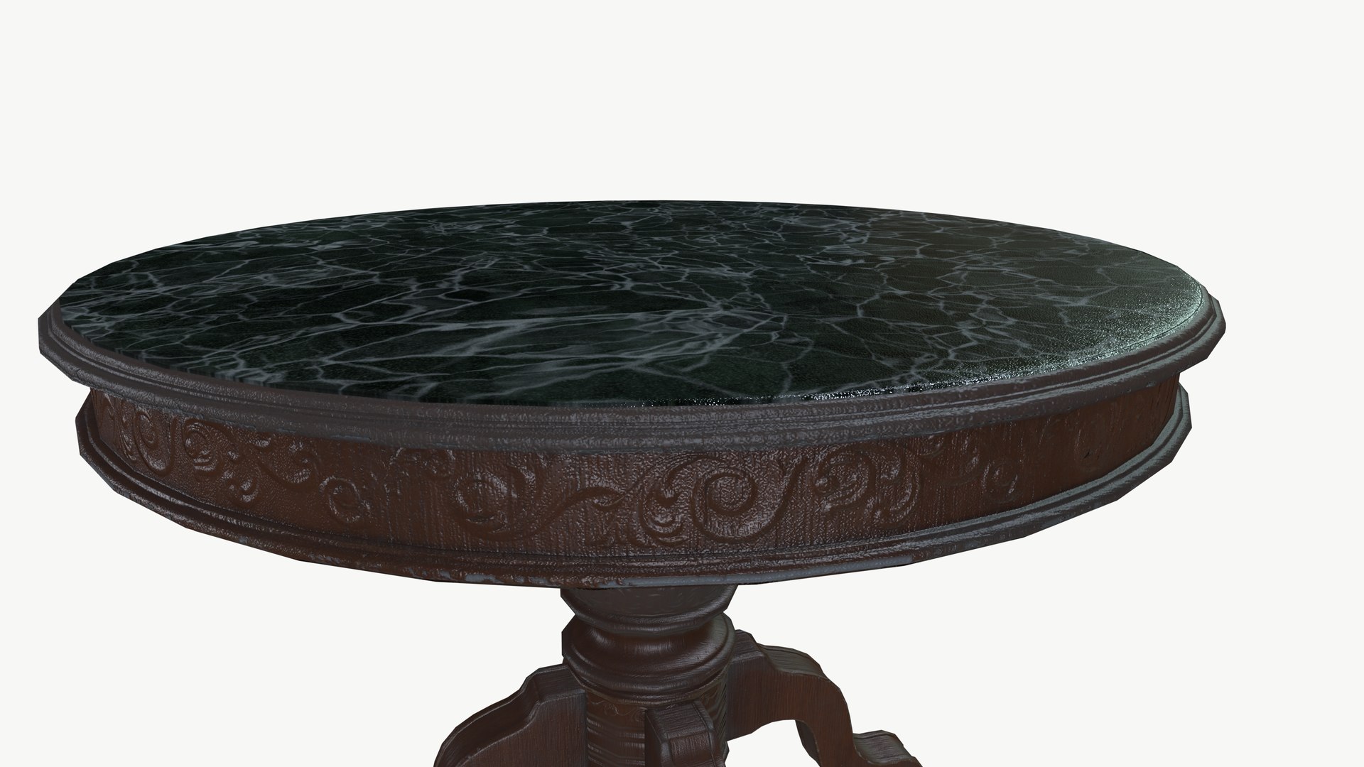 3D Center Table Round Model - TurboSquid 2326845