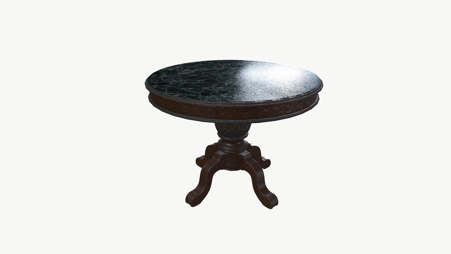 3D Center Table Round Model - TurboSquid 2326845