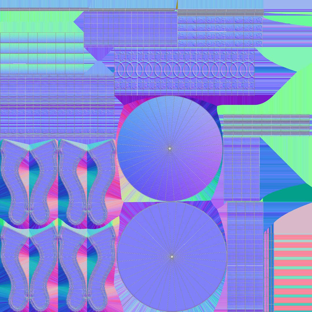 3D Center Table Round Model - TurboSquid 2326845