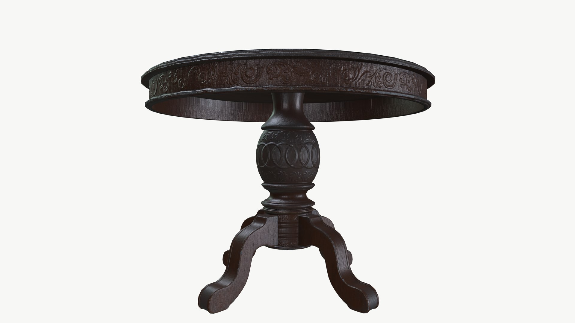 3D Center Table Round Model - TurboSquid 2326845