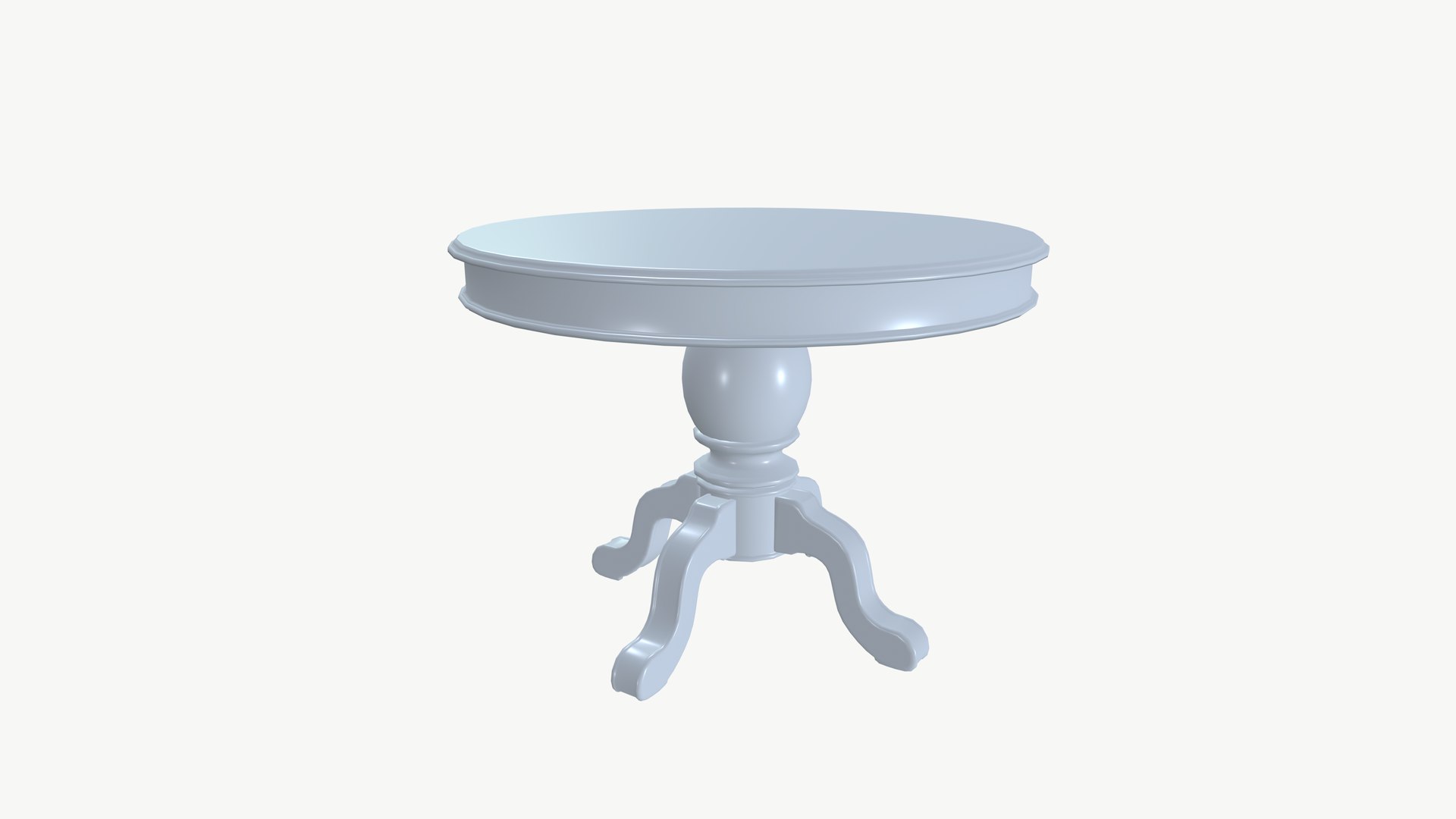 3D Center Table Round Model - TurboSquid 2326845