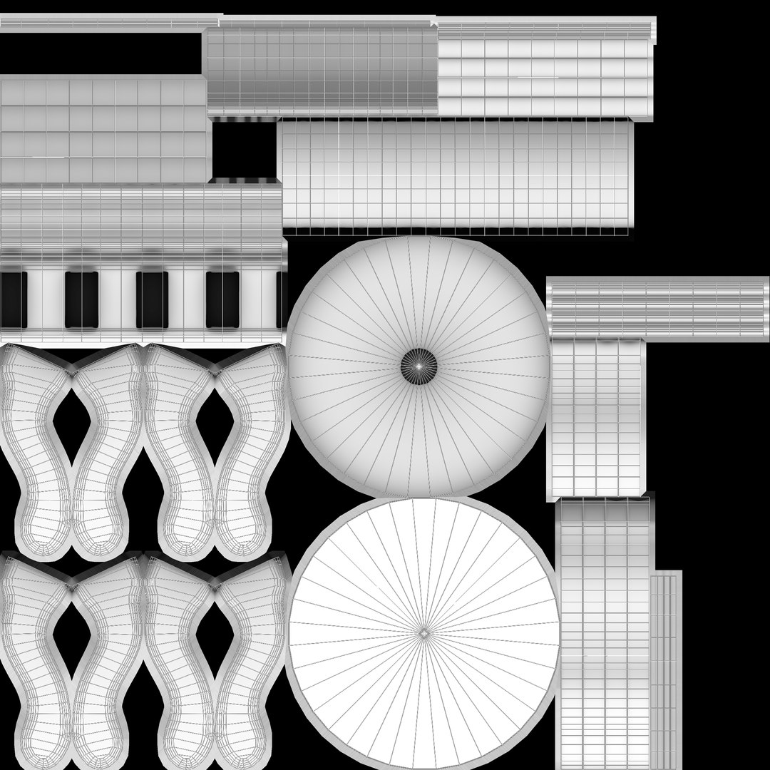 3D Center Table Round Model - TurboSquid 2326845