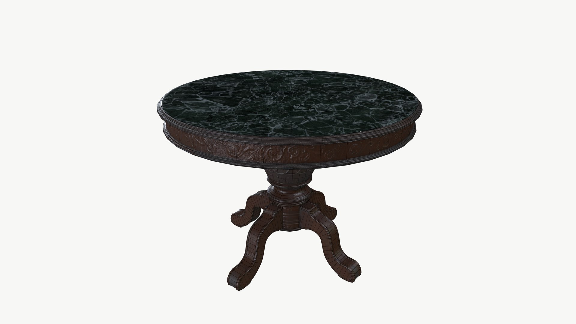 3D Center Table Round Model - TurboSquid 2326845