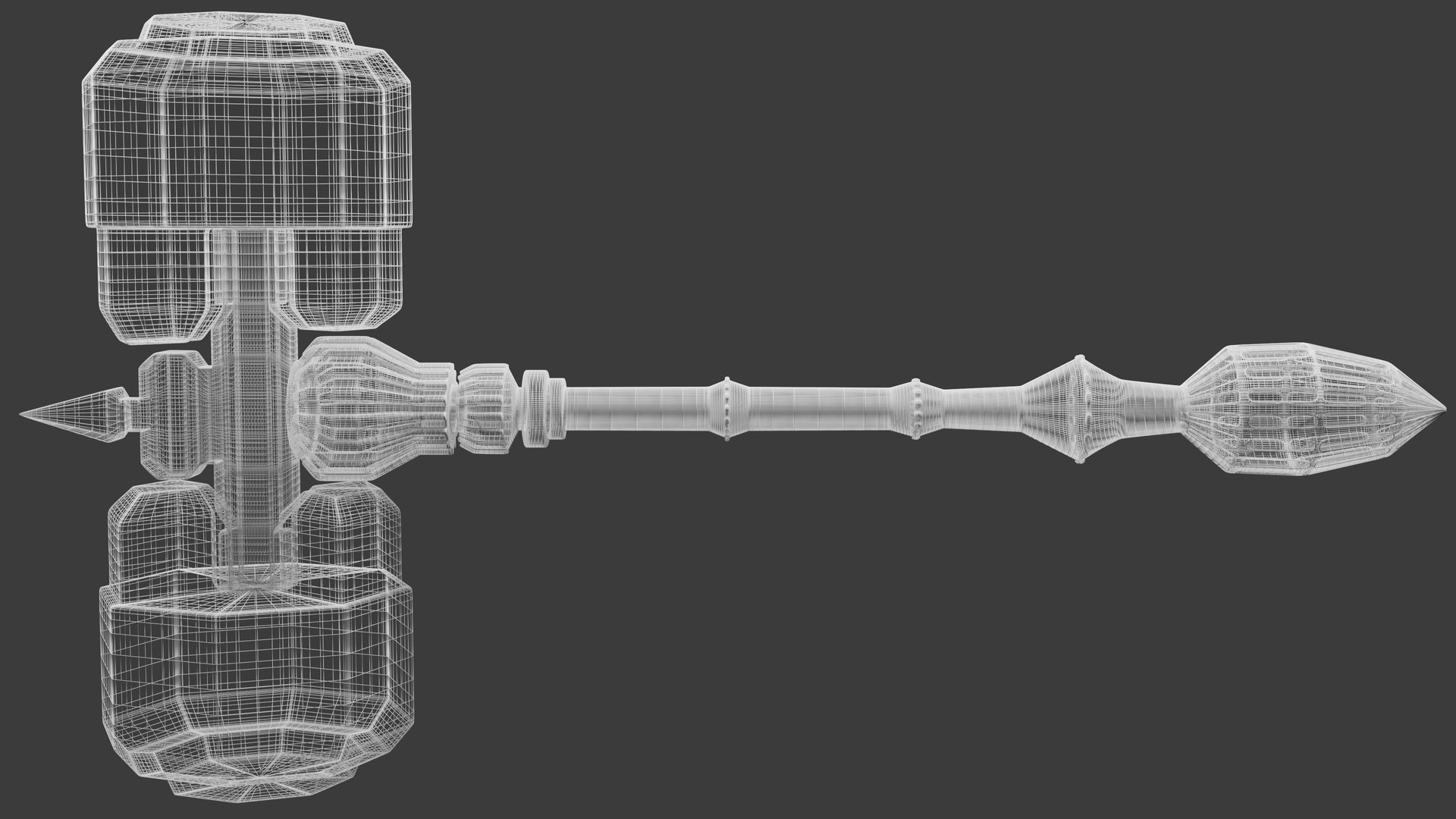 BATTLE HAMMER Model - TurboSquid 2252416