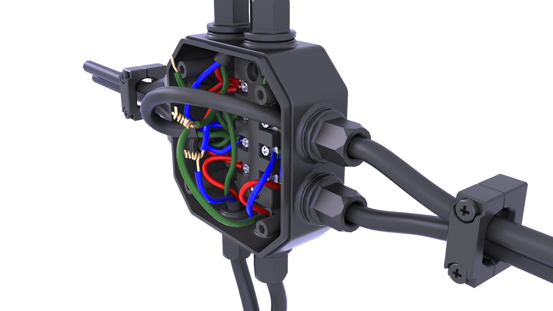 Terminal Box Electric 3D Model - TurboSquid 1600385