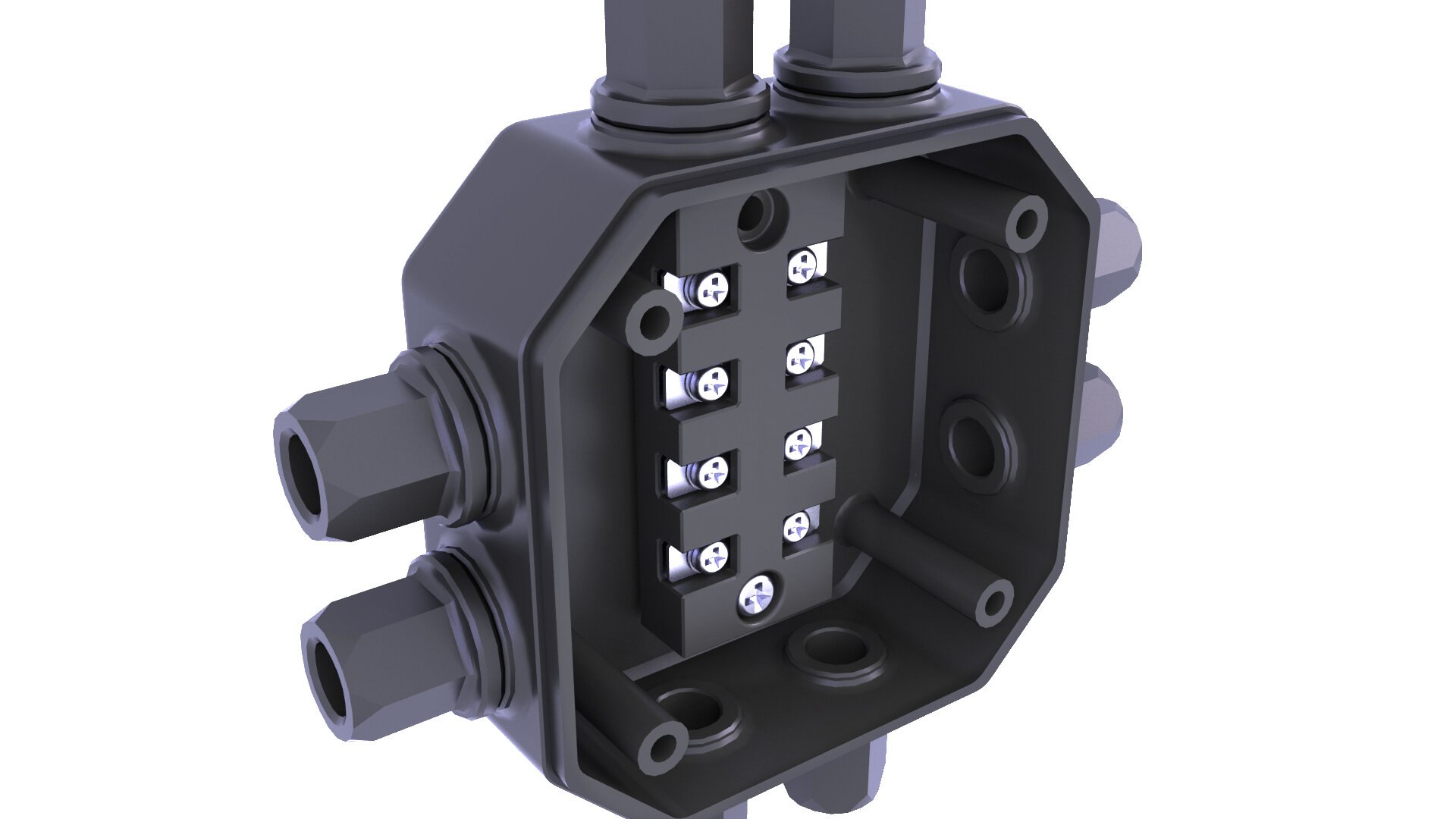 Terminal Box Electric 3D Model - TurboSquid 1600385