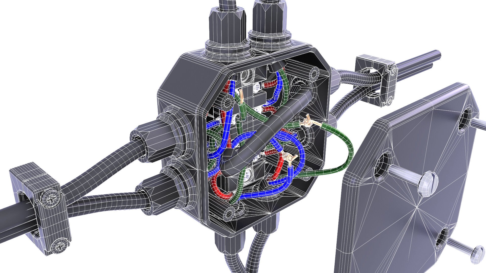 Terminal Box Electric 3D Model - TurboSquid 1600385