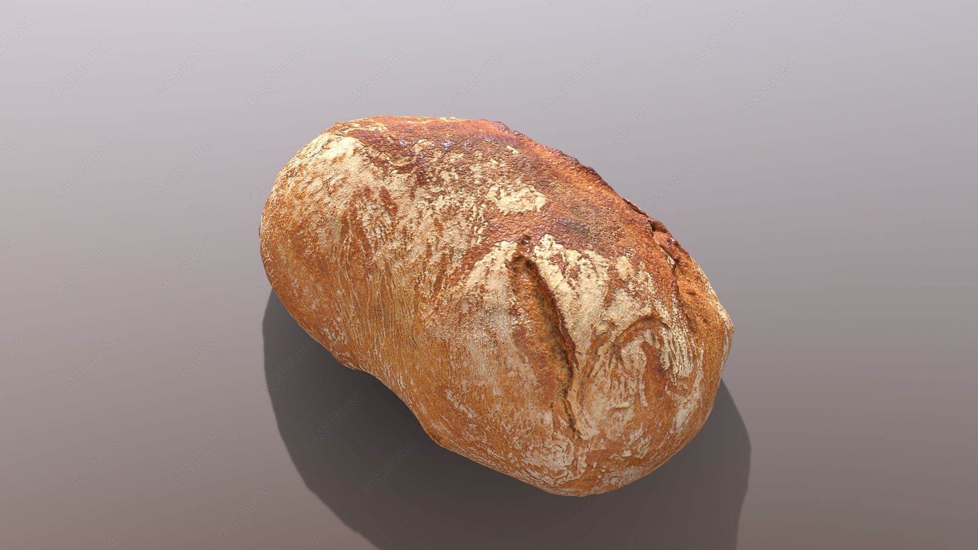 3D Sourdough Bread Model - TurboSquid 1833532