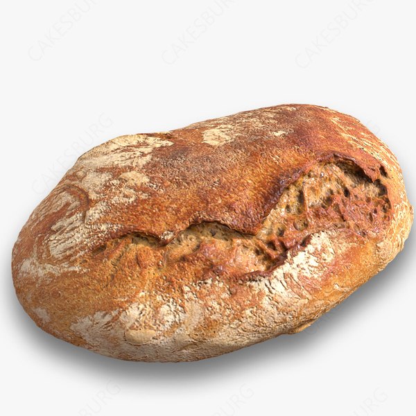 3D Sourdough Bread model - TurboSquid 1833532