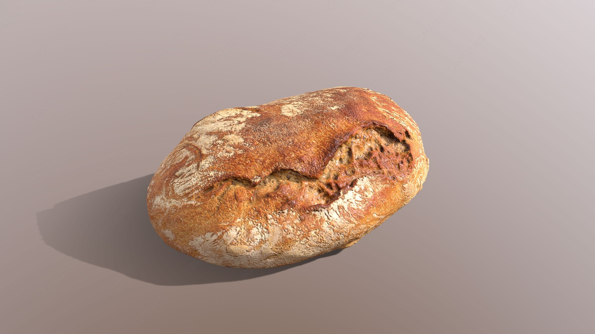 3D Sourdough Bread Model - TurboSquid 1833532