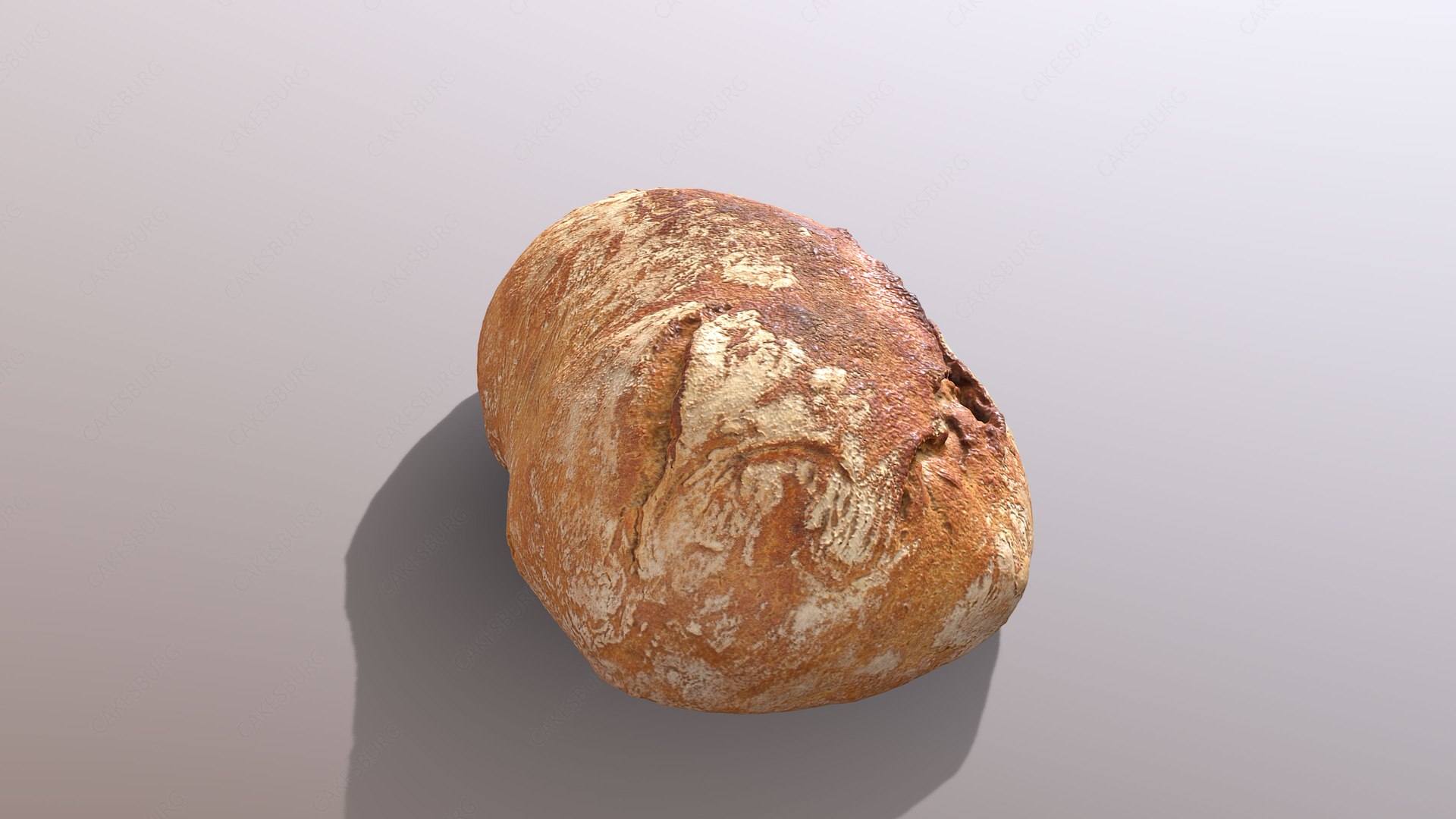 3D Sourdough Bread Model - TurboSquid 1833532