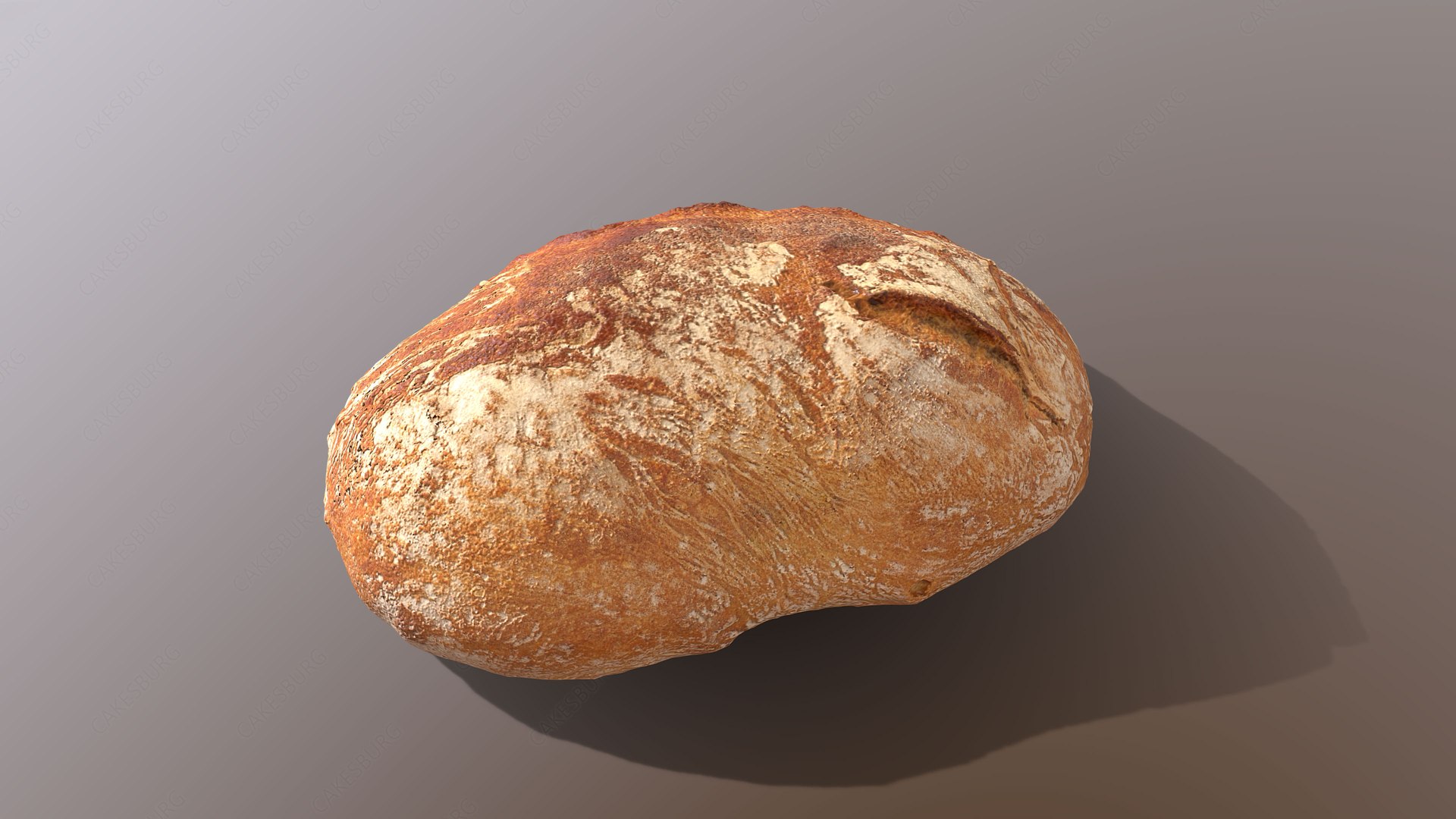 3D Sourdough Bread Model - TurboSquid 1833532