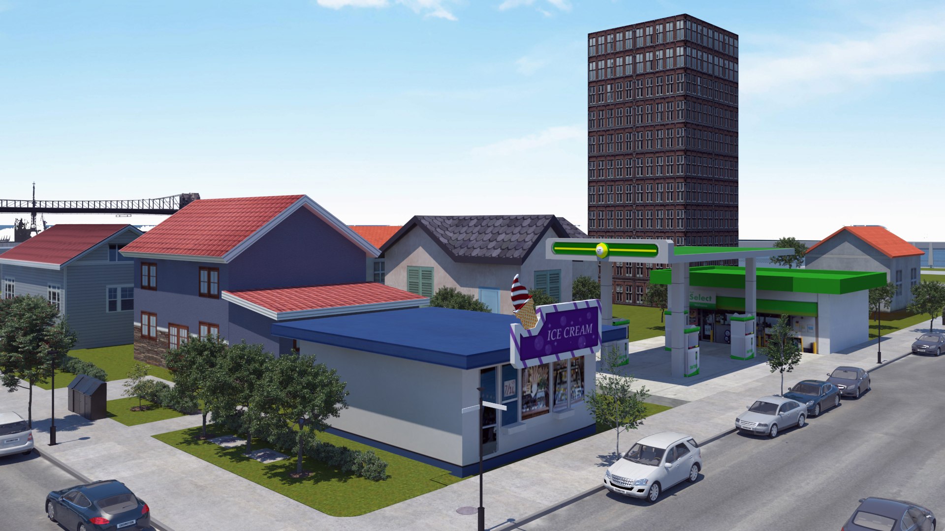 Pack Buildings City Model - TurboSquid 1219392