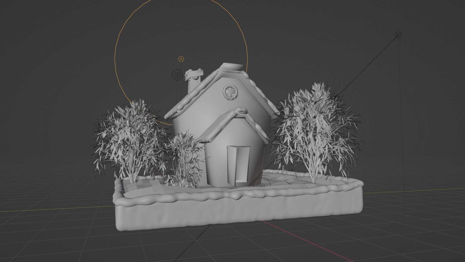 3D Model The Christmas House - TurboSquid 2008460