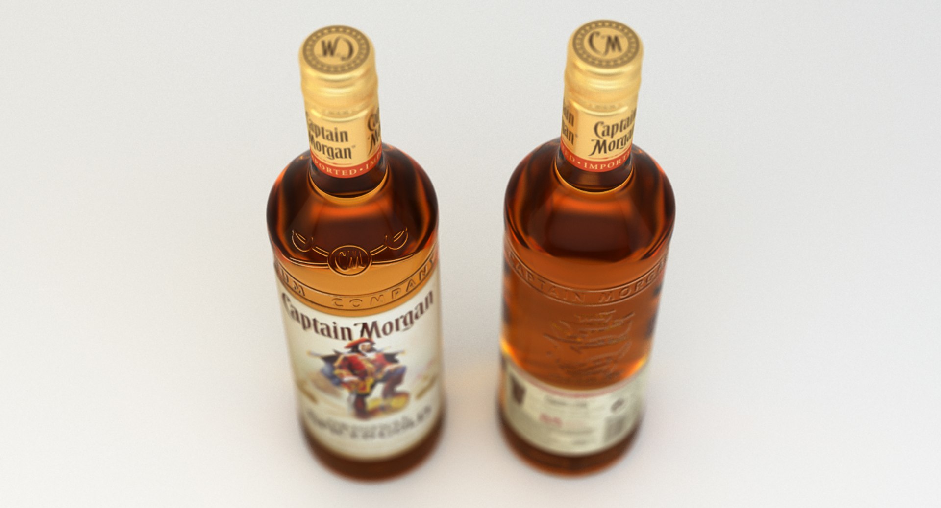Captain Morgan Bottle C4d