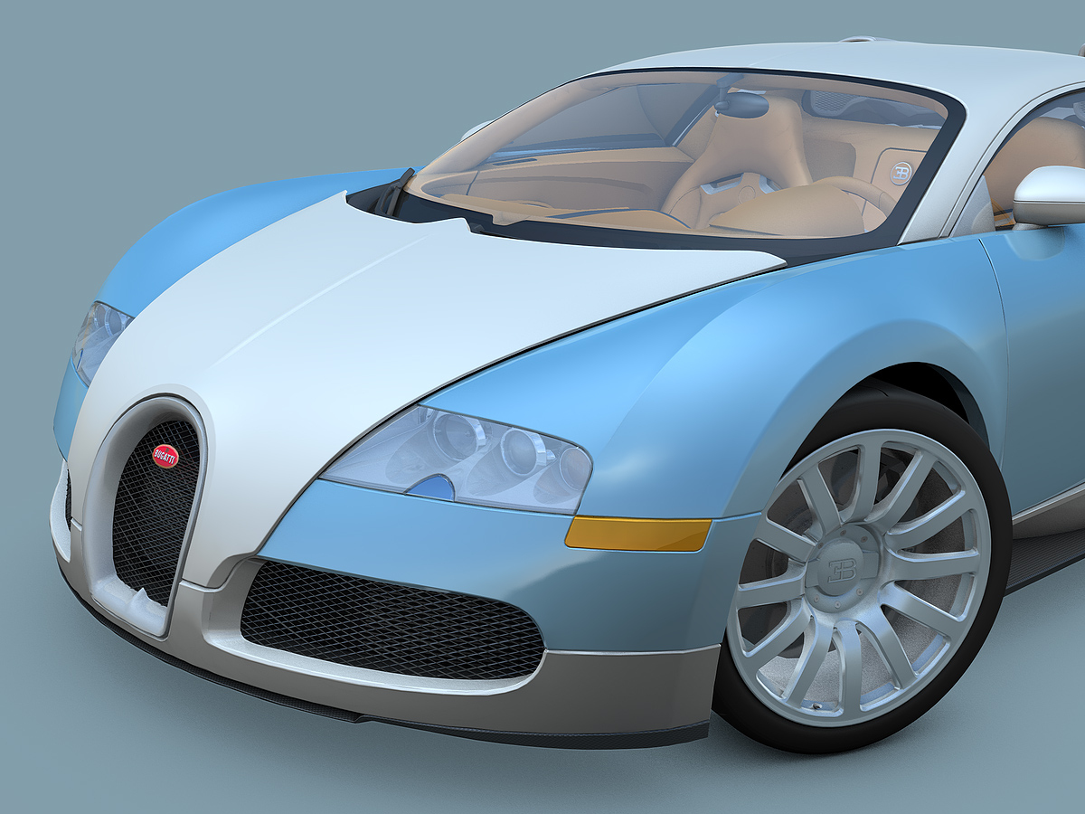 3d model bugatti veyron
