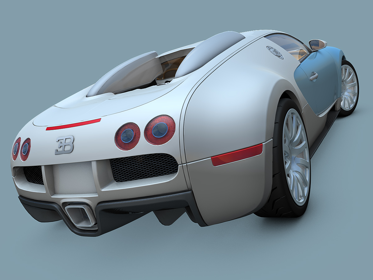 3d model bugatti veyron
