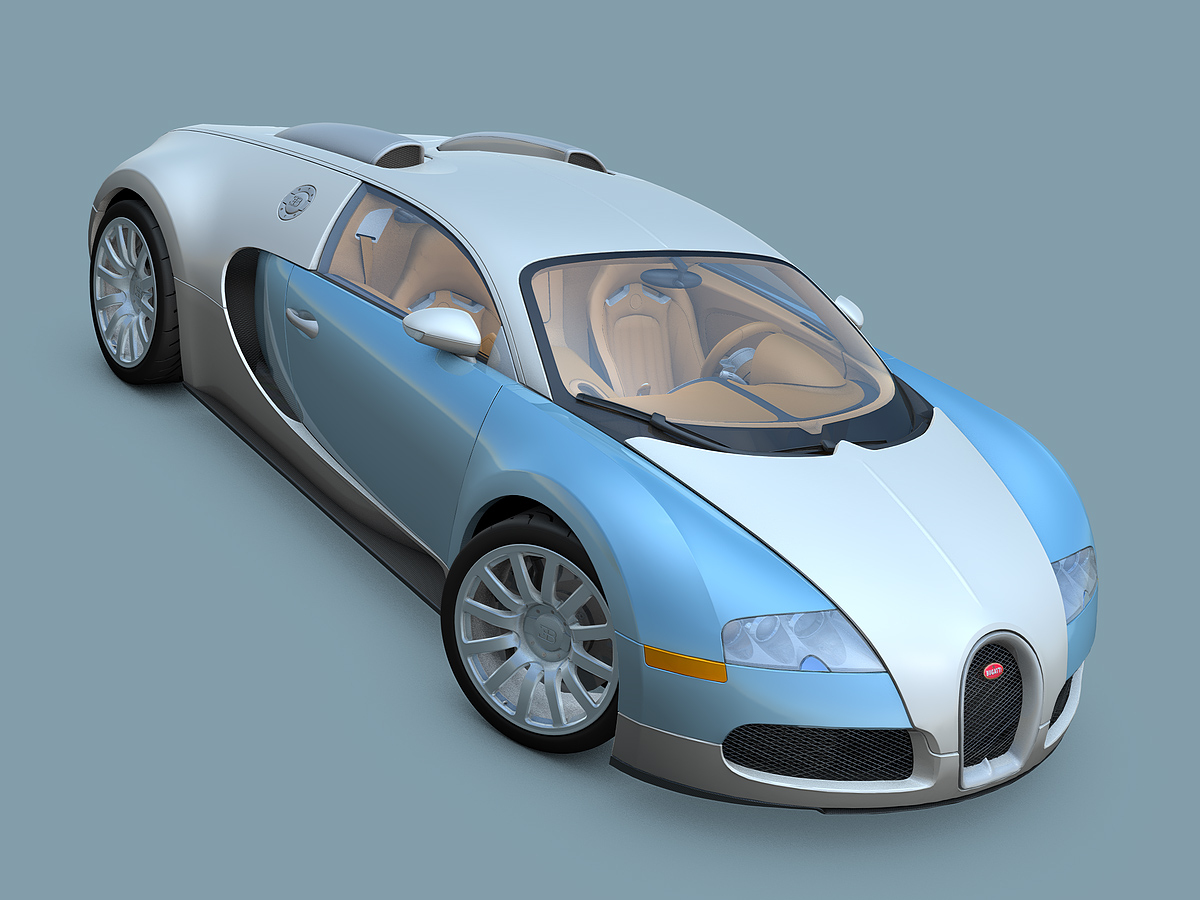 3d model bugatti veyron
