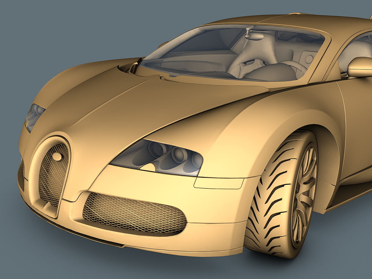 3d model bugatti veyron