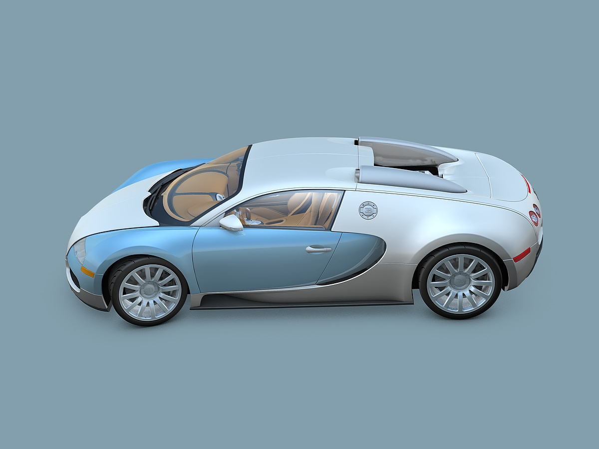 3d model bugatti veyron