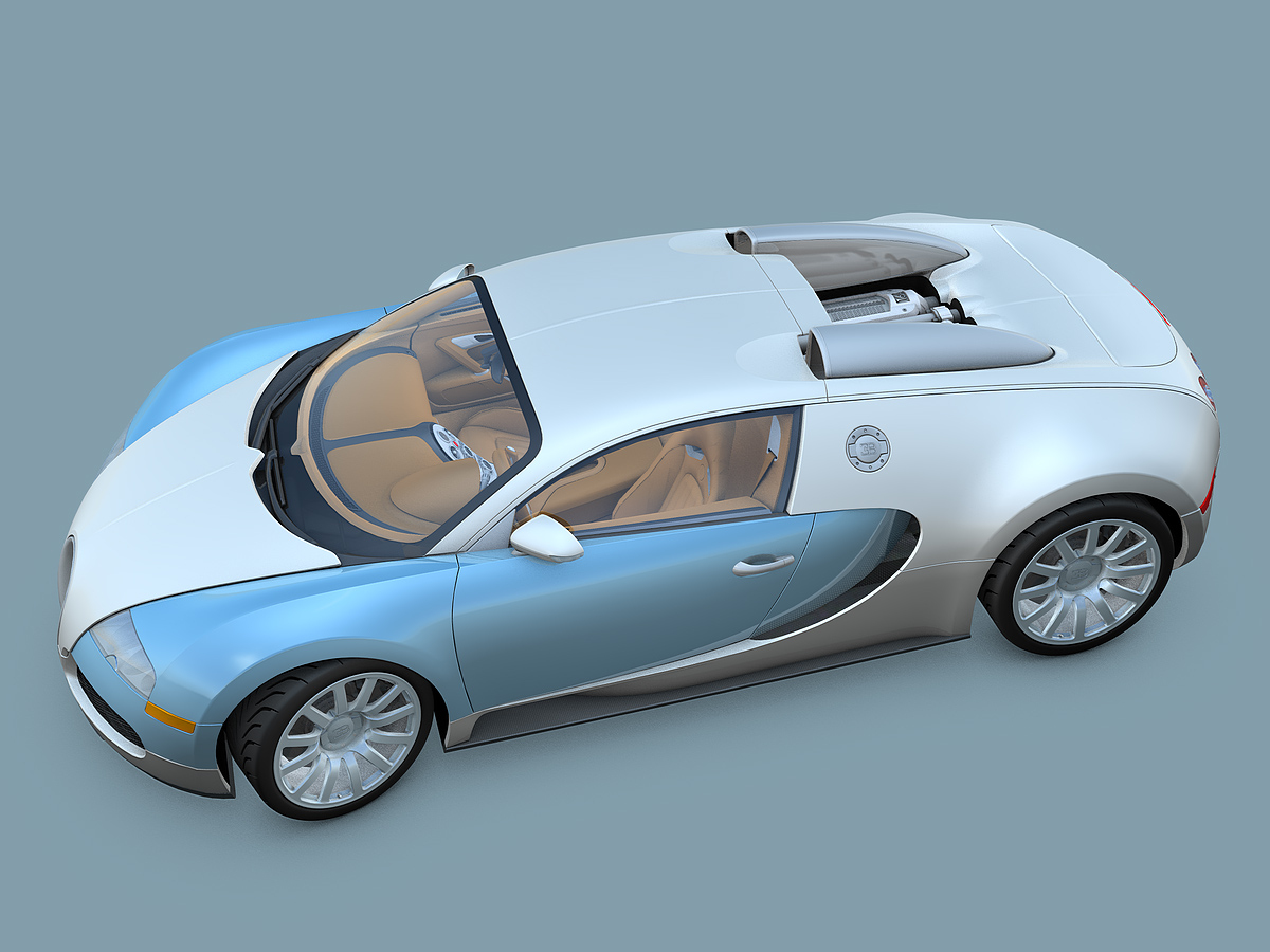 3d model bugatti veyron