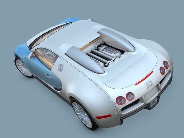 3d model bugatti veyron