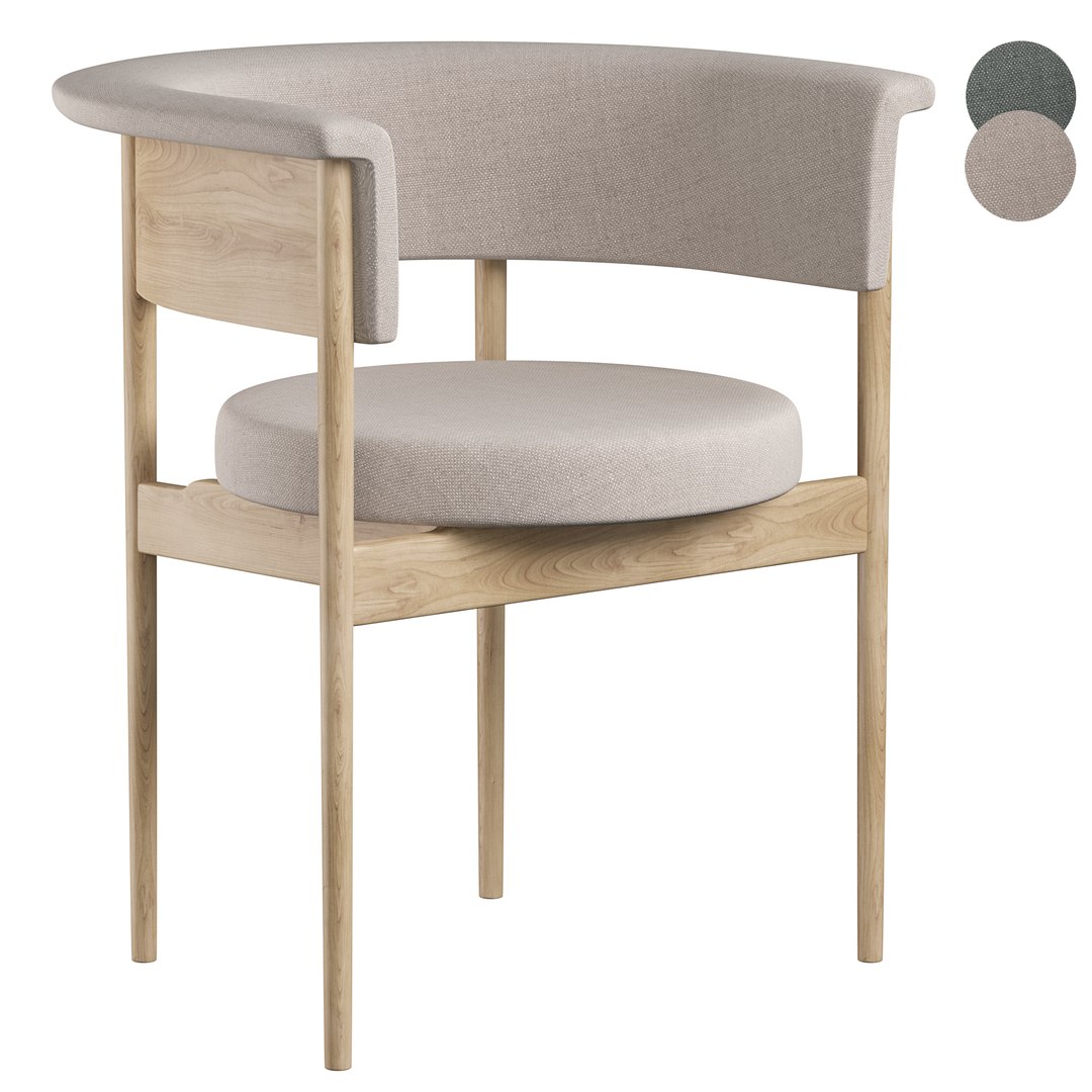 N SC01 Chair By Norm Architects For KARIMOKU CASE STUDY 2015 3D Model ...