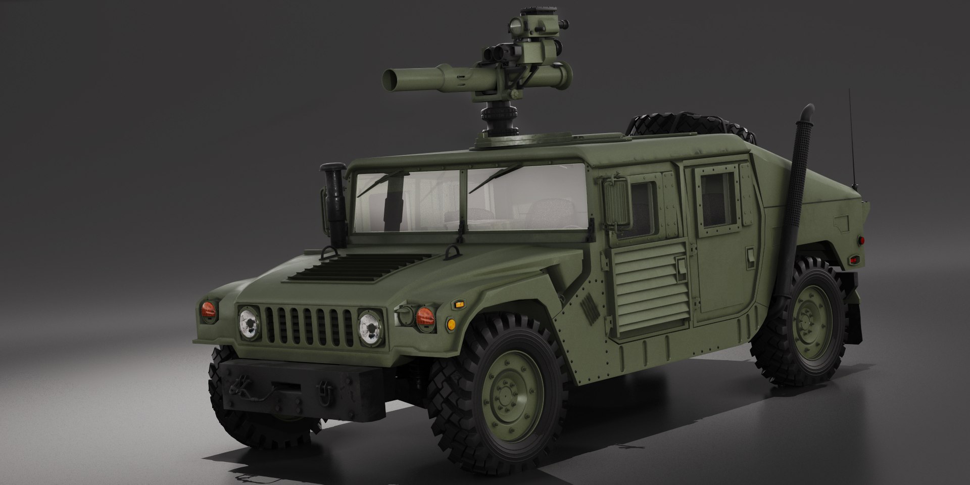 3D model Humvee Military M1046 TOW Missile 2006 - TurboSquid 1893710