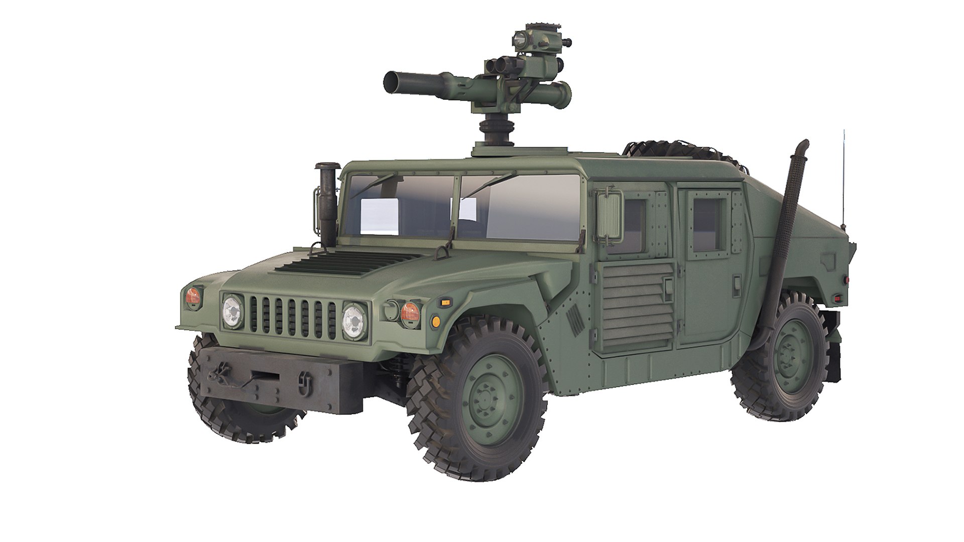 3D Model Humvee Military M1046 TOW Missile 2006 - TurboSquid 1893710