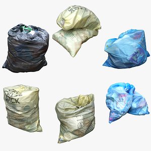 Download Free & Premium Garbage Bag 3D Models | TurboSquid