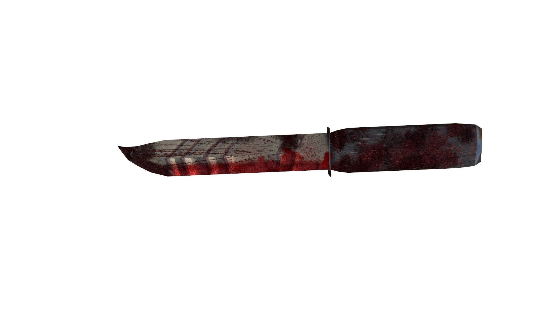 Bloodbound Blade Dark Knife With Leather Grip 3D Model 3D Model ...