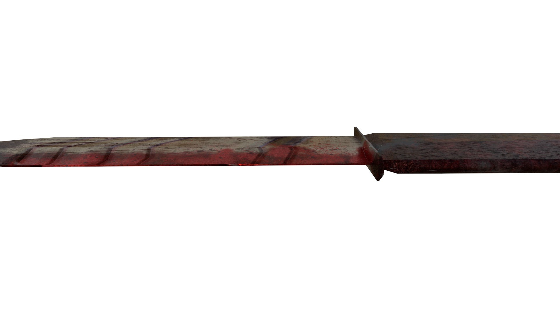 Bloodbound Blade Dark Knife With Leather Grip 3D Model 3D Model ...