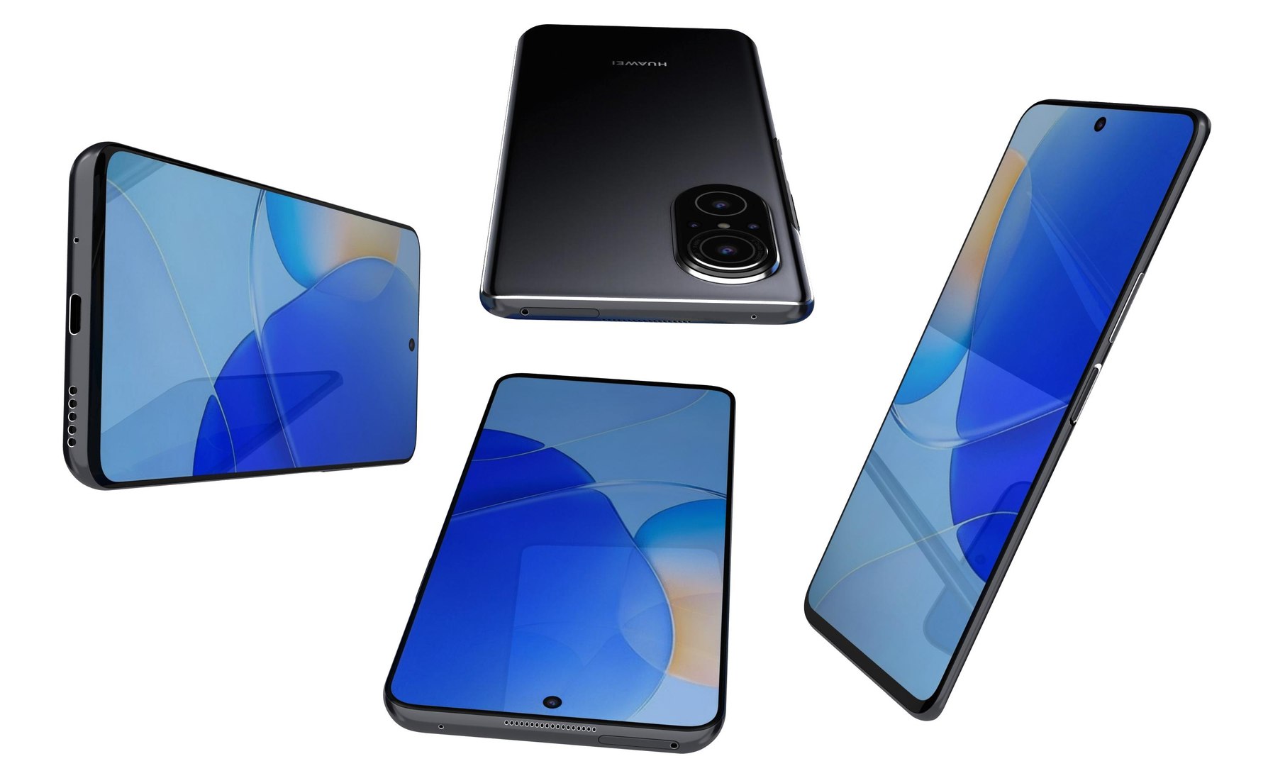 3D Huawei Nova 9 SE Black - TurboSquid 1883063